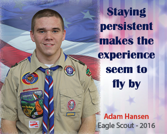 Eagle Scout – Adam Hansen - Northeast Iowa Council