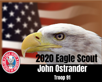 Eagle Scout John Ostrander - Northeast Iowa Council
