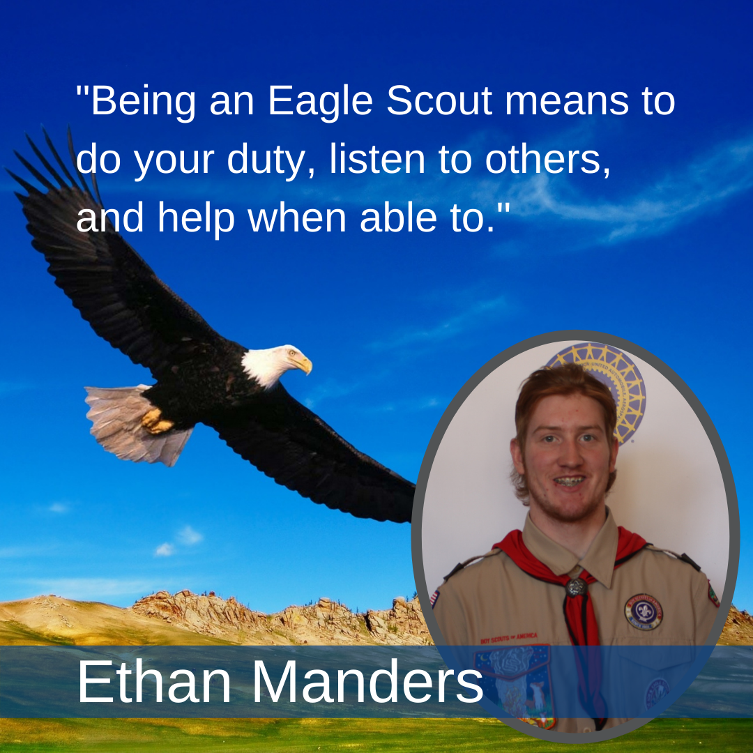 Eagle Scout Ethan Manders - Northeast Iowa Council