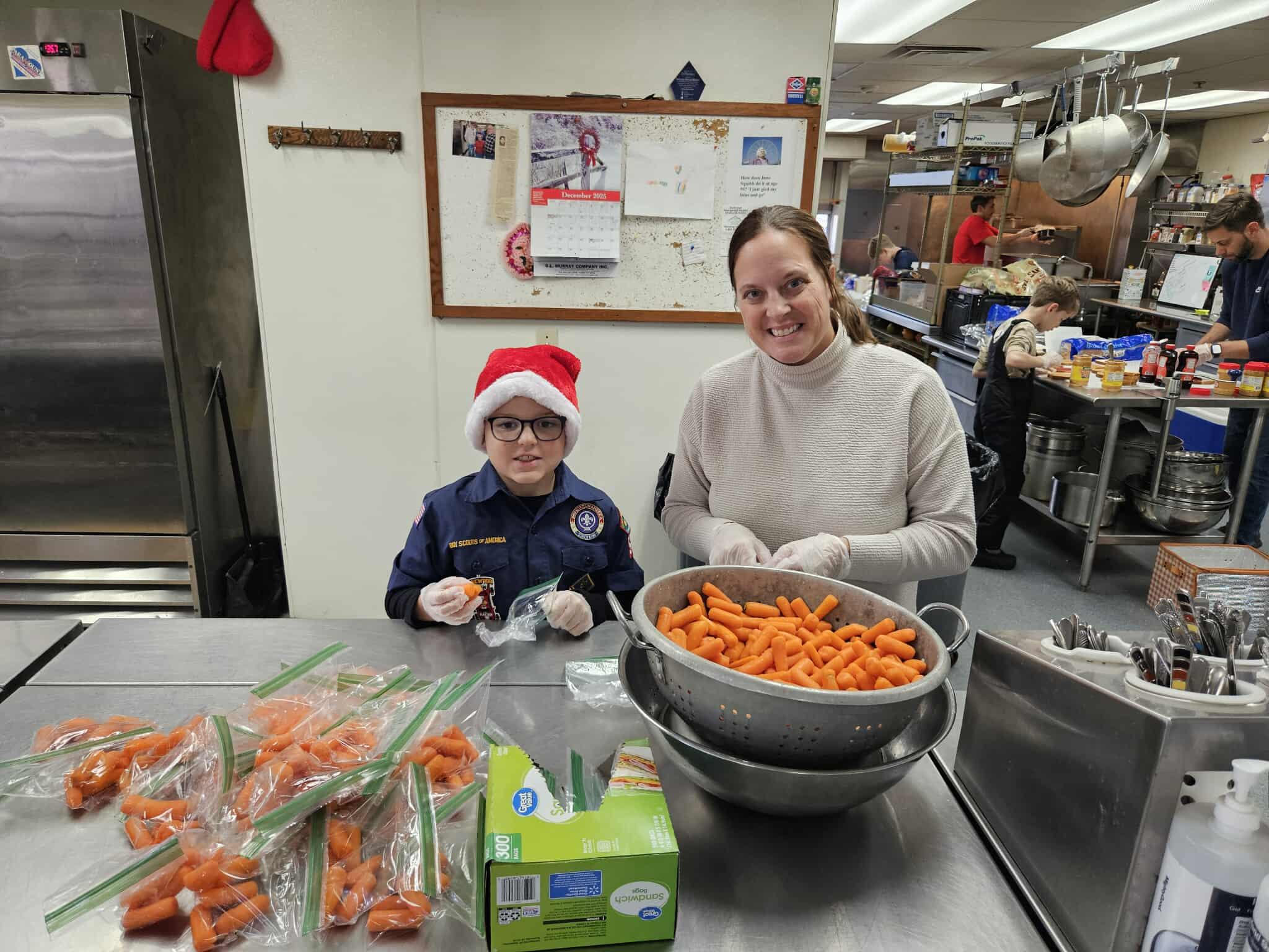 Cub Scouts Spread Cheer with Bicycle Food Mission - Northeast Iowa Council
